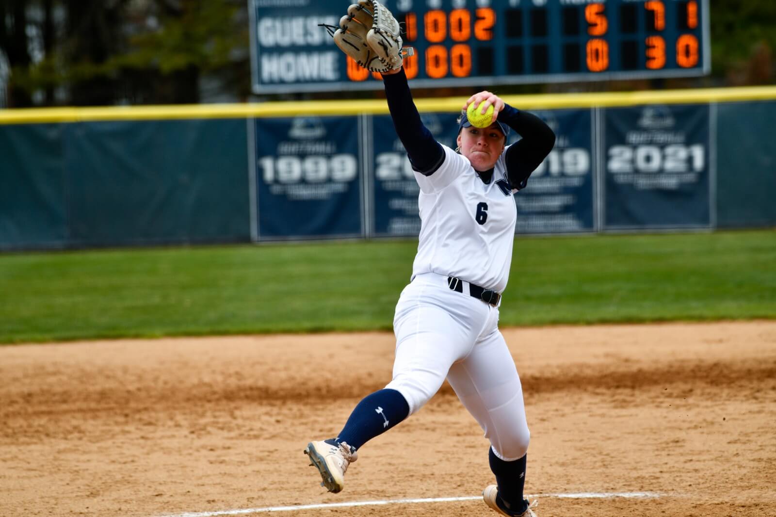 Softball Splits Doubleheader with Charleston Before Homestand - The Outlook