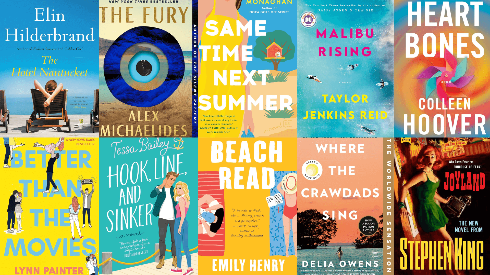 From rom-coms to thrillers: Top 10 books to read in the summertime ...